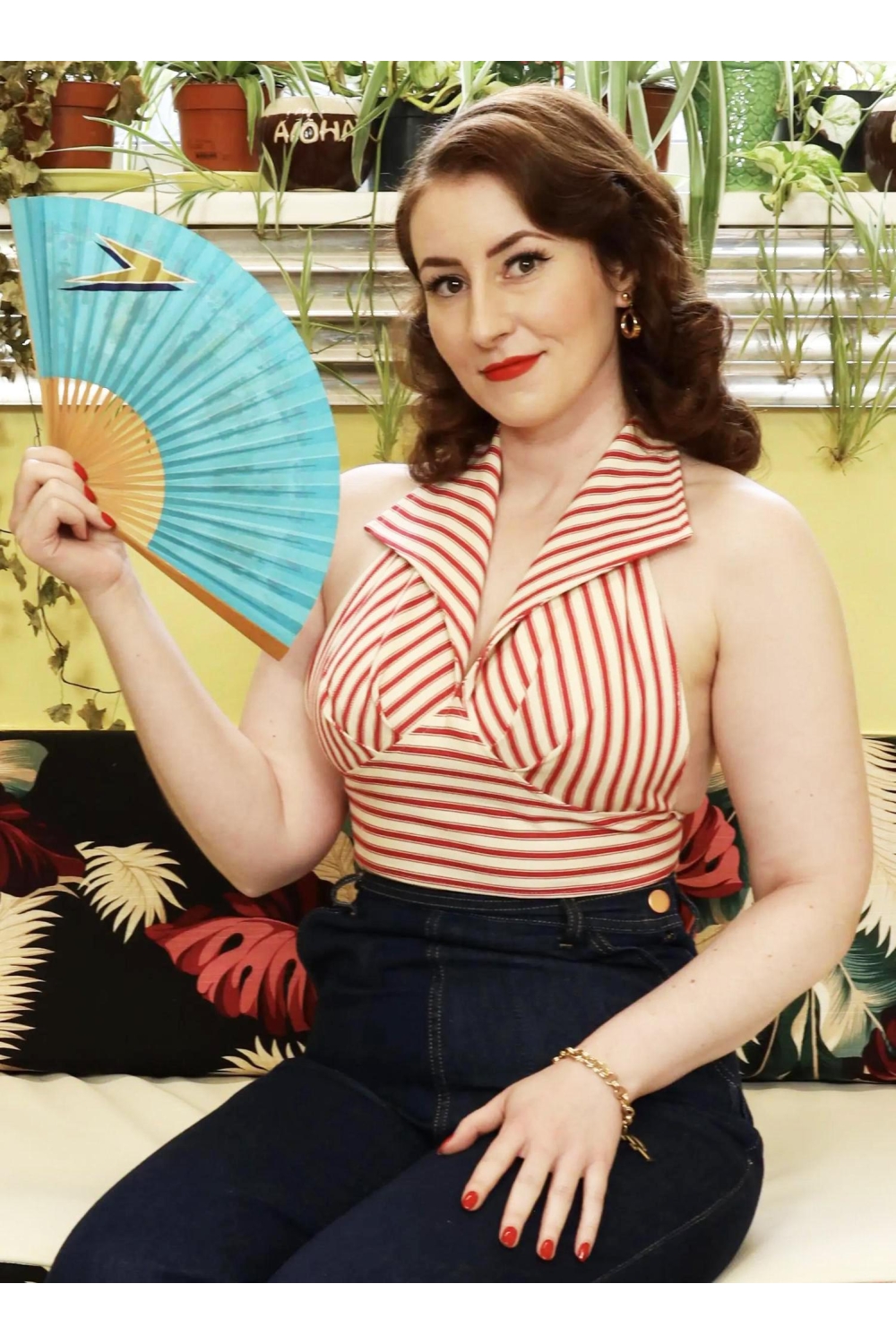 Stripe Halter - Pretty Parlor